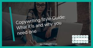 Copywriting style guide examples – Sandra Muller